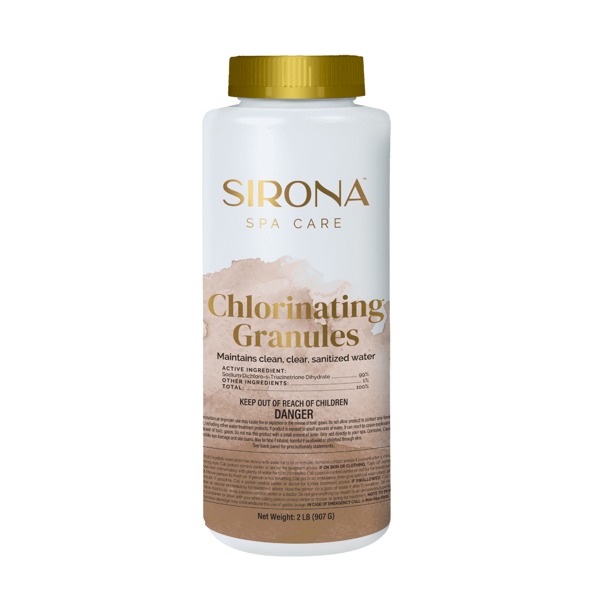 Sirona Chlorinating Granules 2 lb | Spa Chlorine Sanitizer – Benchmark ...
